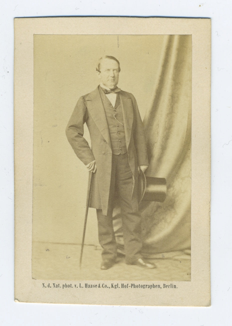 Balfe, Michael William. (1808 - 1870) Original CDV Photograph – Schubertiade Music and Arts