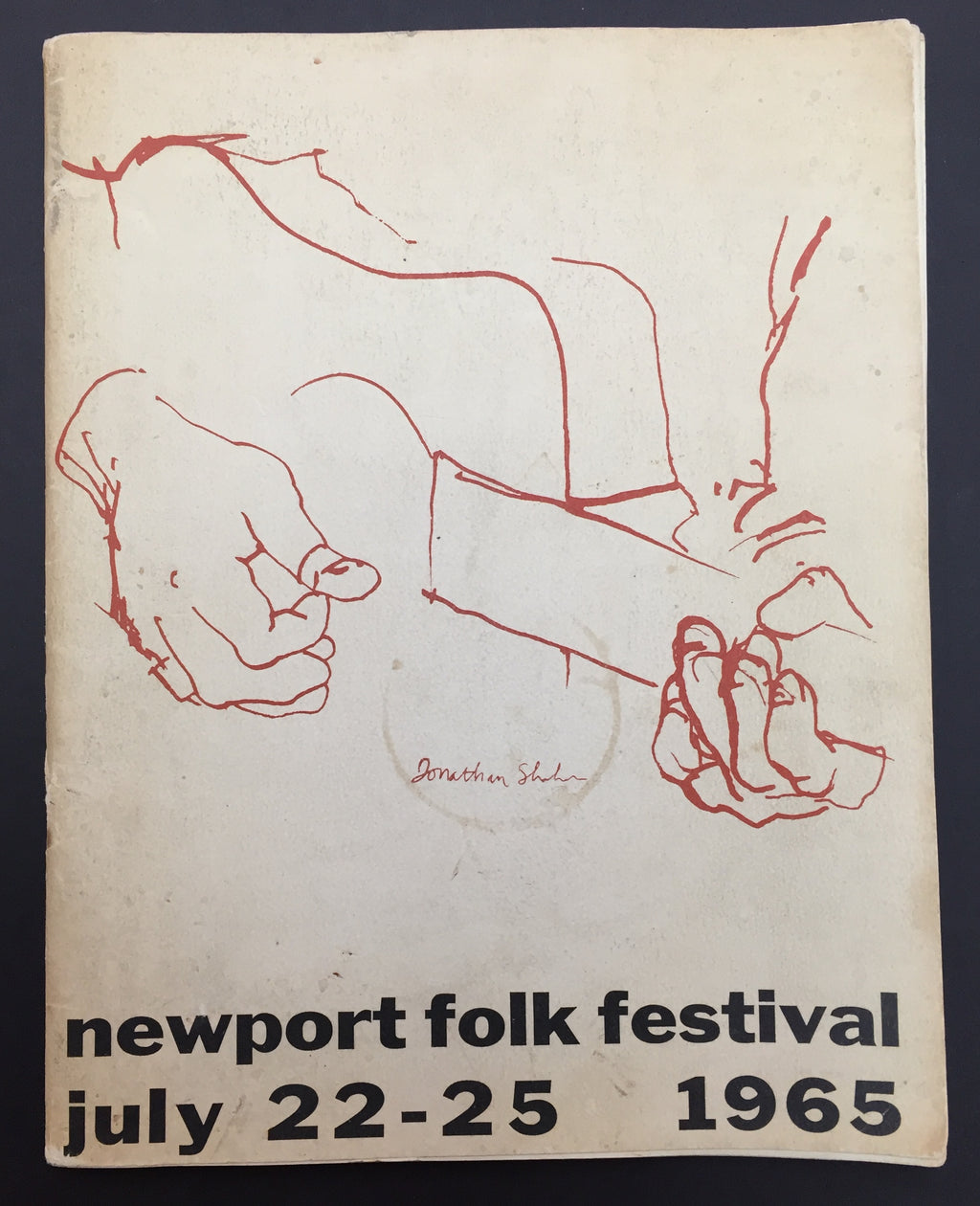 [Dylan, Bob. (b. 1941)] Newport Folk Festival - Original 1965 Program ...