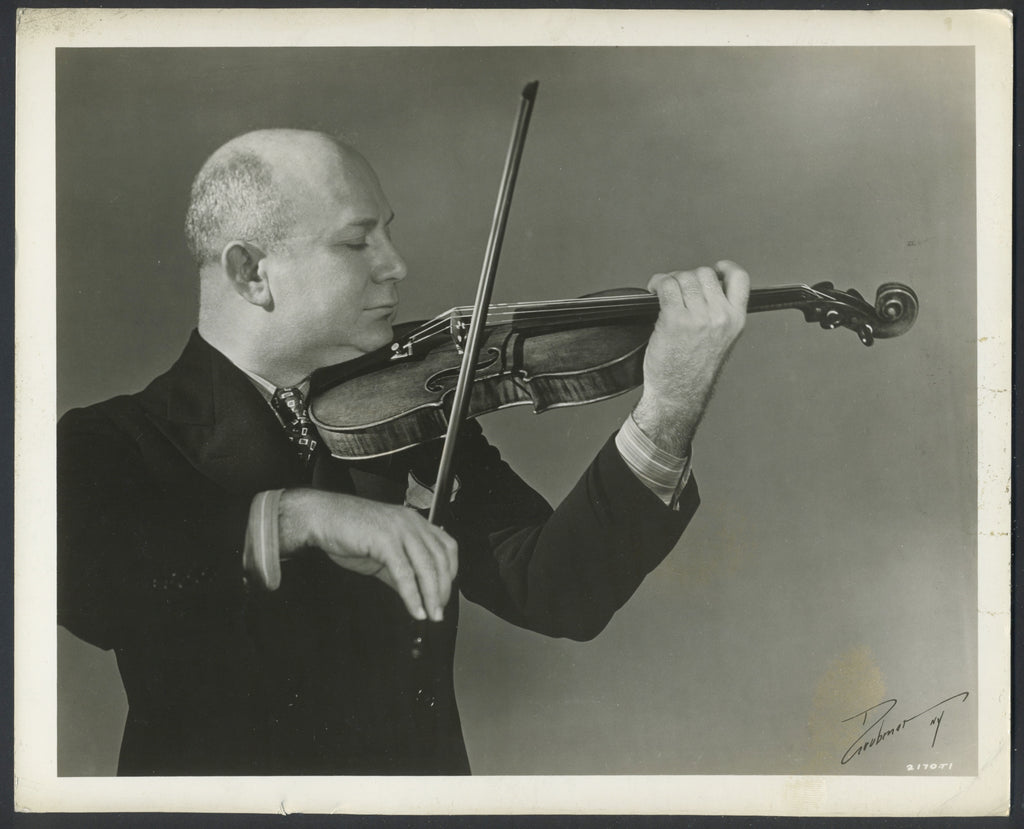 Elman, Mischa. (1891–1967) Vintage Photograph – Schubertiade Music and Arts