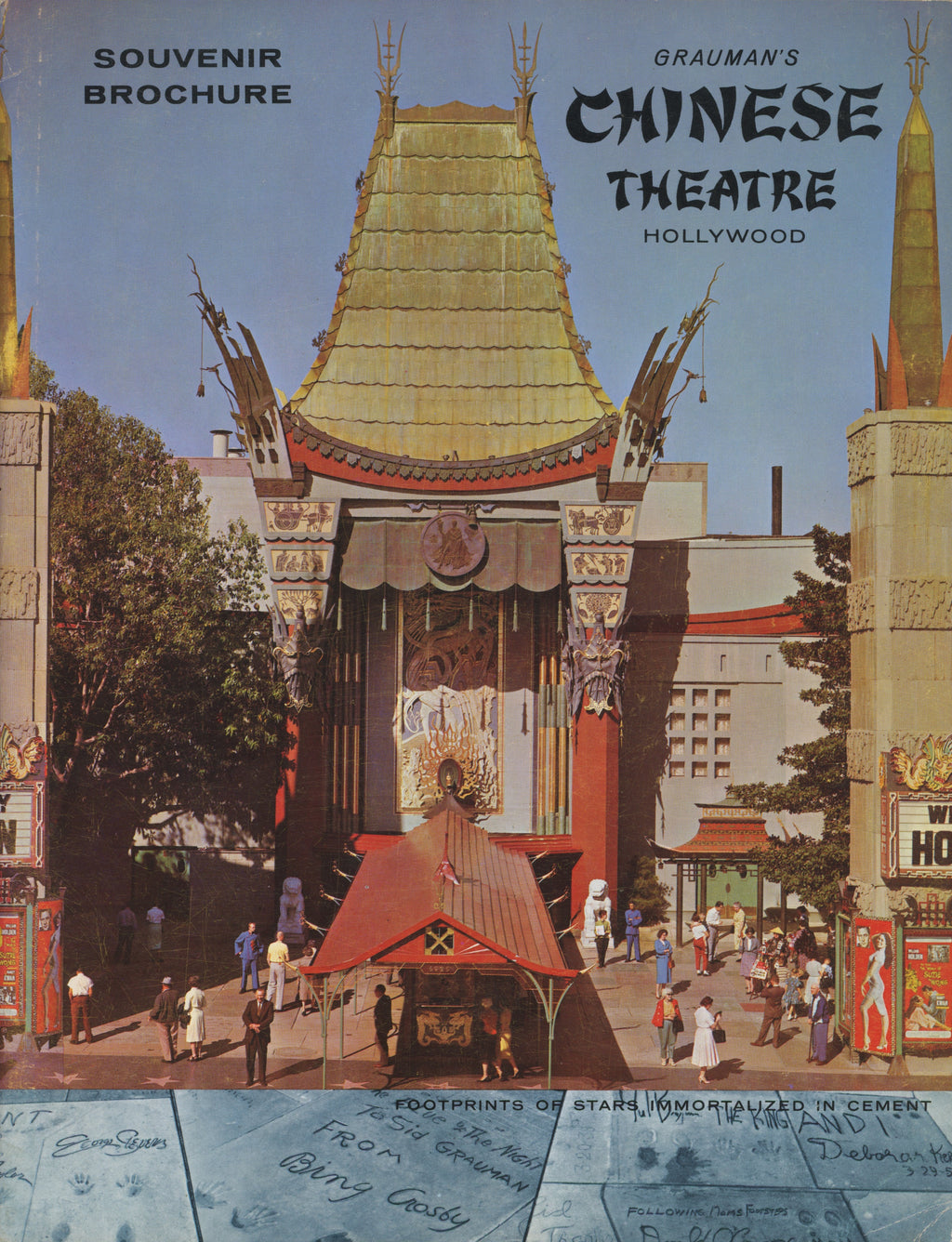 [Grauman's Chinese Theatre] "Souvenir from Hollywood of Grauman's Chin ...