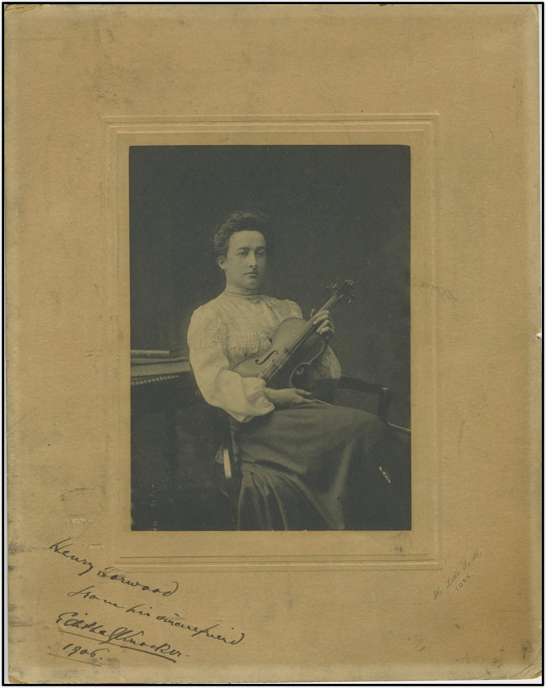 Knocker, Editha. Signed Photograph – Schubertiade Music and Arts