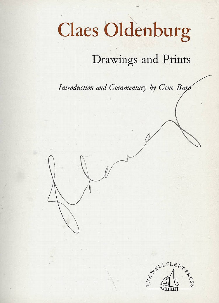 Oldenburg, Claes. (b. 1929) Drawings and Prints - SIGNED – Schubertiade ...