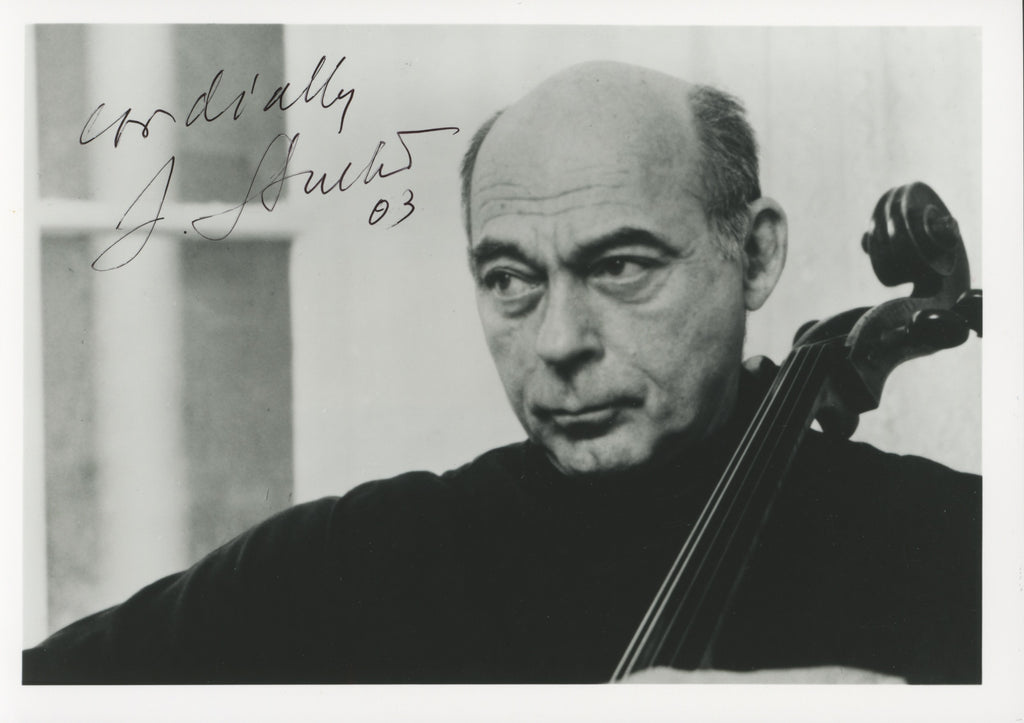 Starker, Janos. (1924–2013) Signed Photograph – Schubertiade Music and Arts