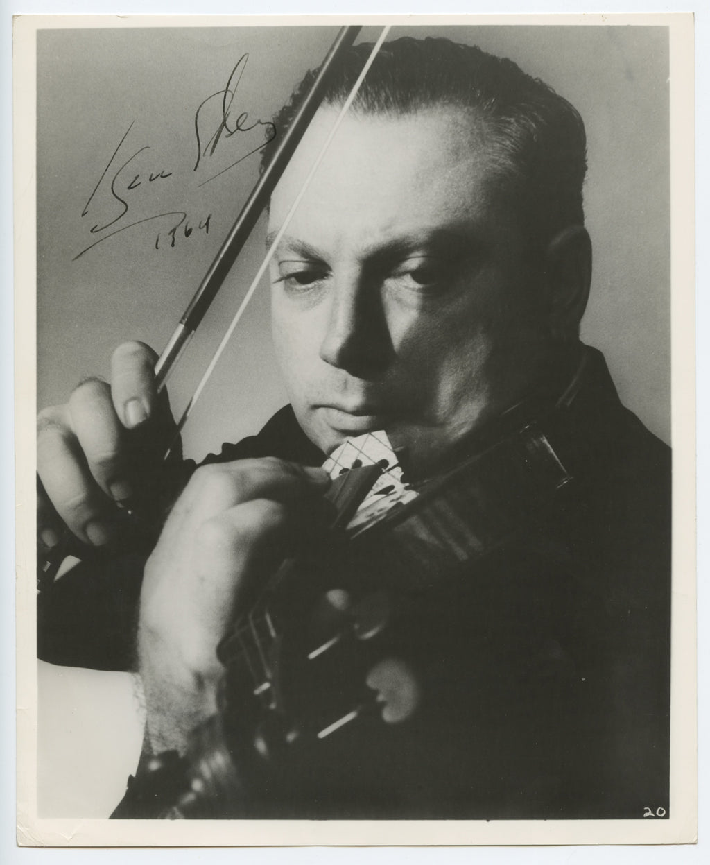 Stern, Isaac. (1920–2001) Signed Photograph – Schubertiade Music and Arts