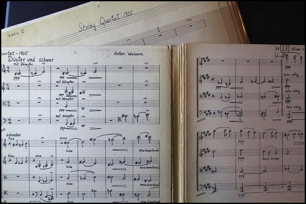 Webern, Anton. (1883 - 1945) String Quartet (1905) - Score and Parts – Schubertiade Music and Arts
