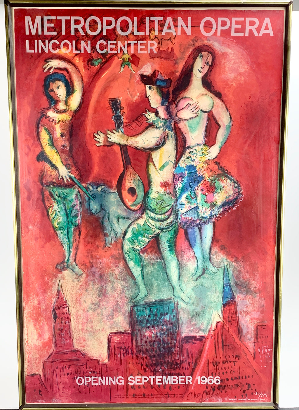 Chagall, Marc. (1887-1985), [After] CARMEN - Signed Metropolitan Opera ...