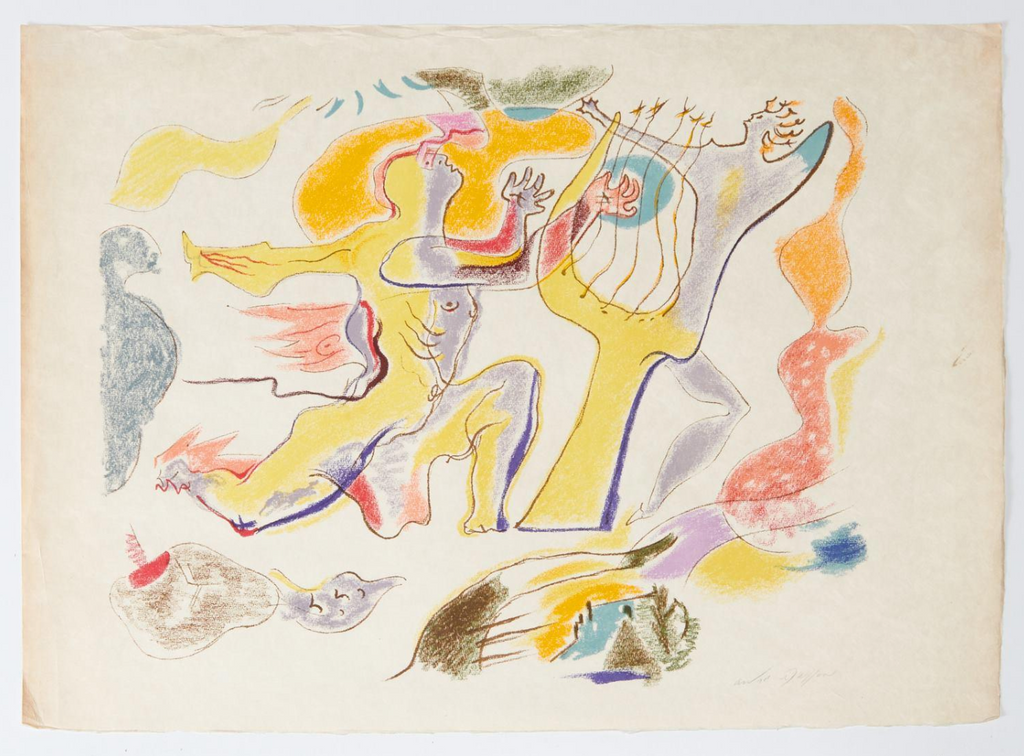 Masson, André. (1896–1987) Orpheé - Color Lithograph – Schubertiade ...