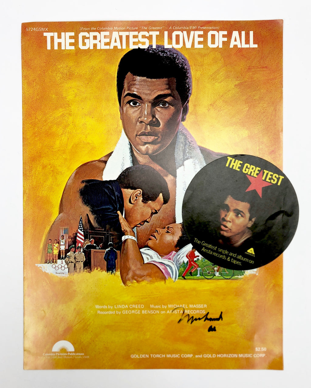 Ali, Muhammad. (1942–2016) "The Greatest Love of All" - Signed Sheet M ...