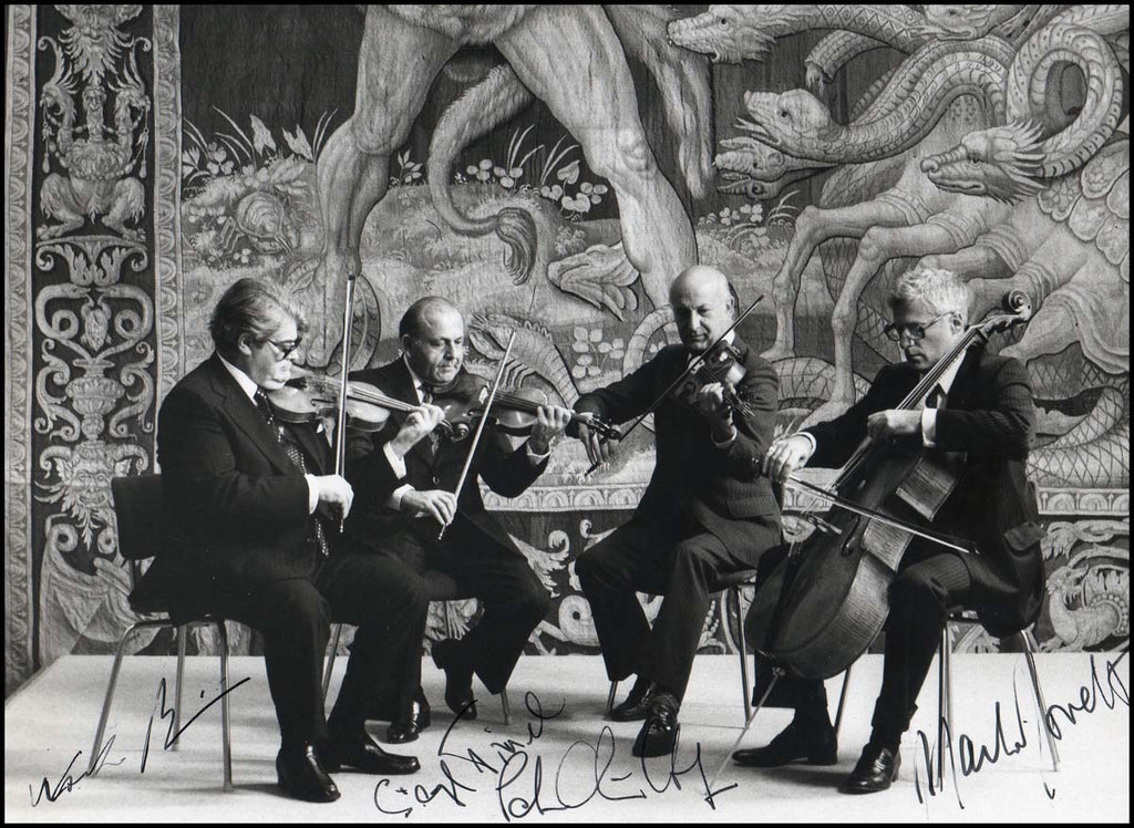 [String Quartets] Amadeus String Quartet. (1947-1987) Signed Photograp ...