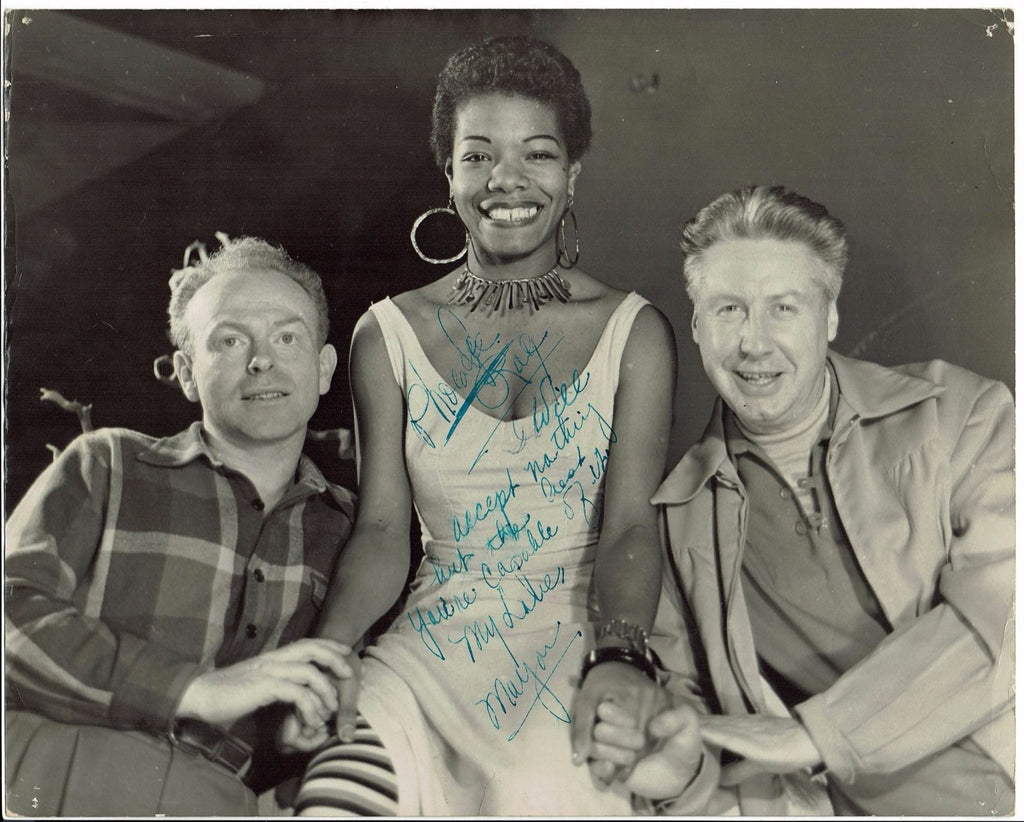 Angelou, Maya. (1928-2014) Early Signed Photograph and Movie Poster fo ...
