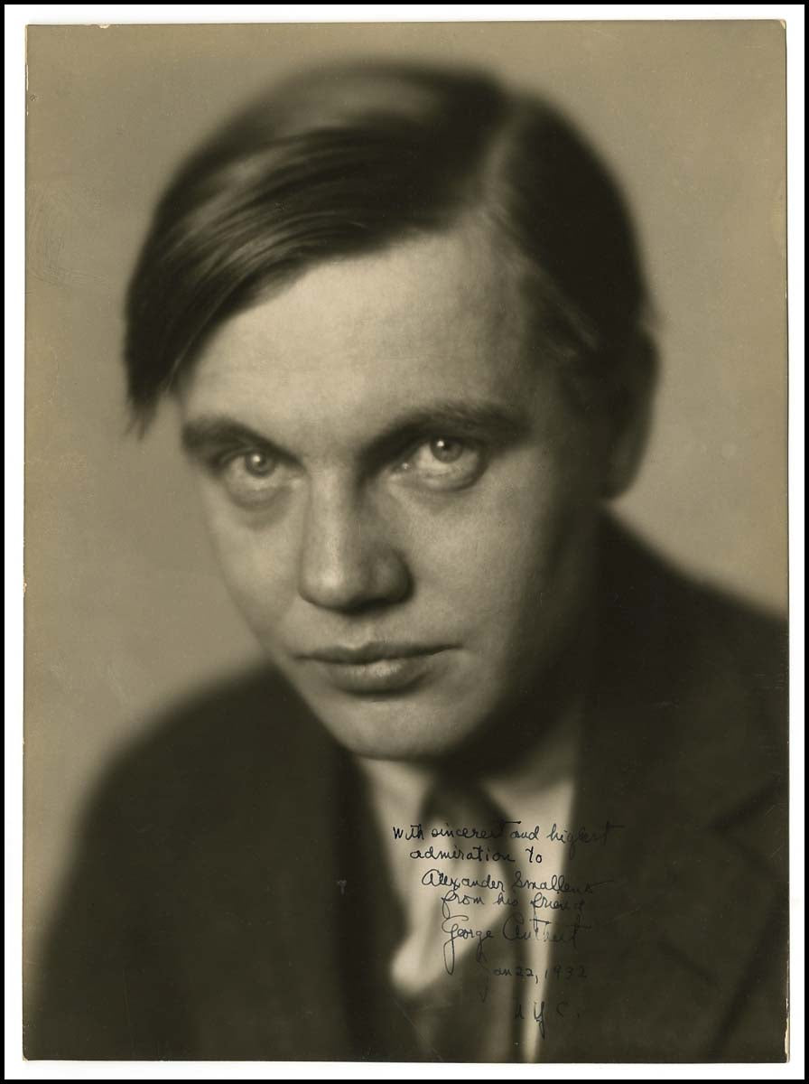 Antheil, George. (1900-1959) Signed Photograph to Alexander Smallens ...