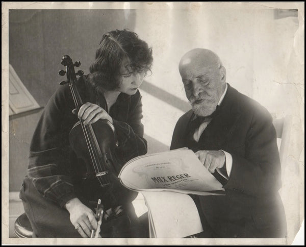 Auer, Leopold. (1845-1930) Original Photograph – Schubertiade Music and ...
