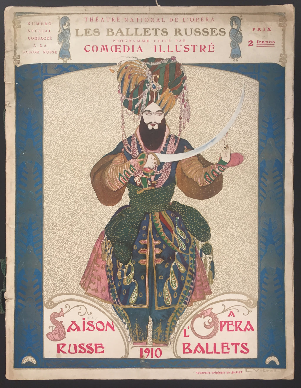 [Ballets Russes] Comœdia Illustré No17: La Saison Russe a l'Opéra - Ju ...