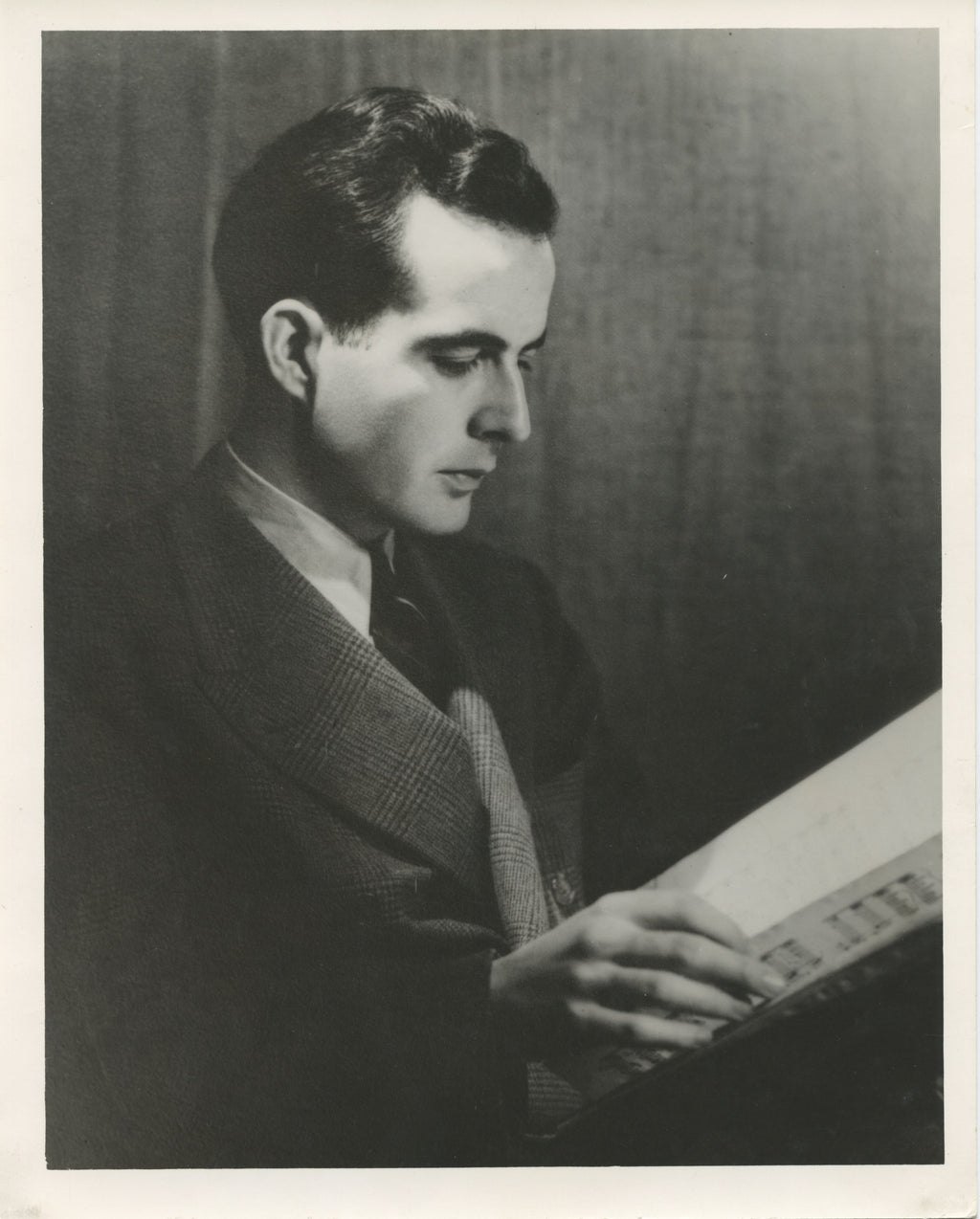 Barber, Samuel. (1910–1981) Original 1941 Photograph – Schubertiade ...