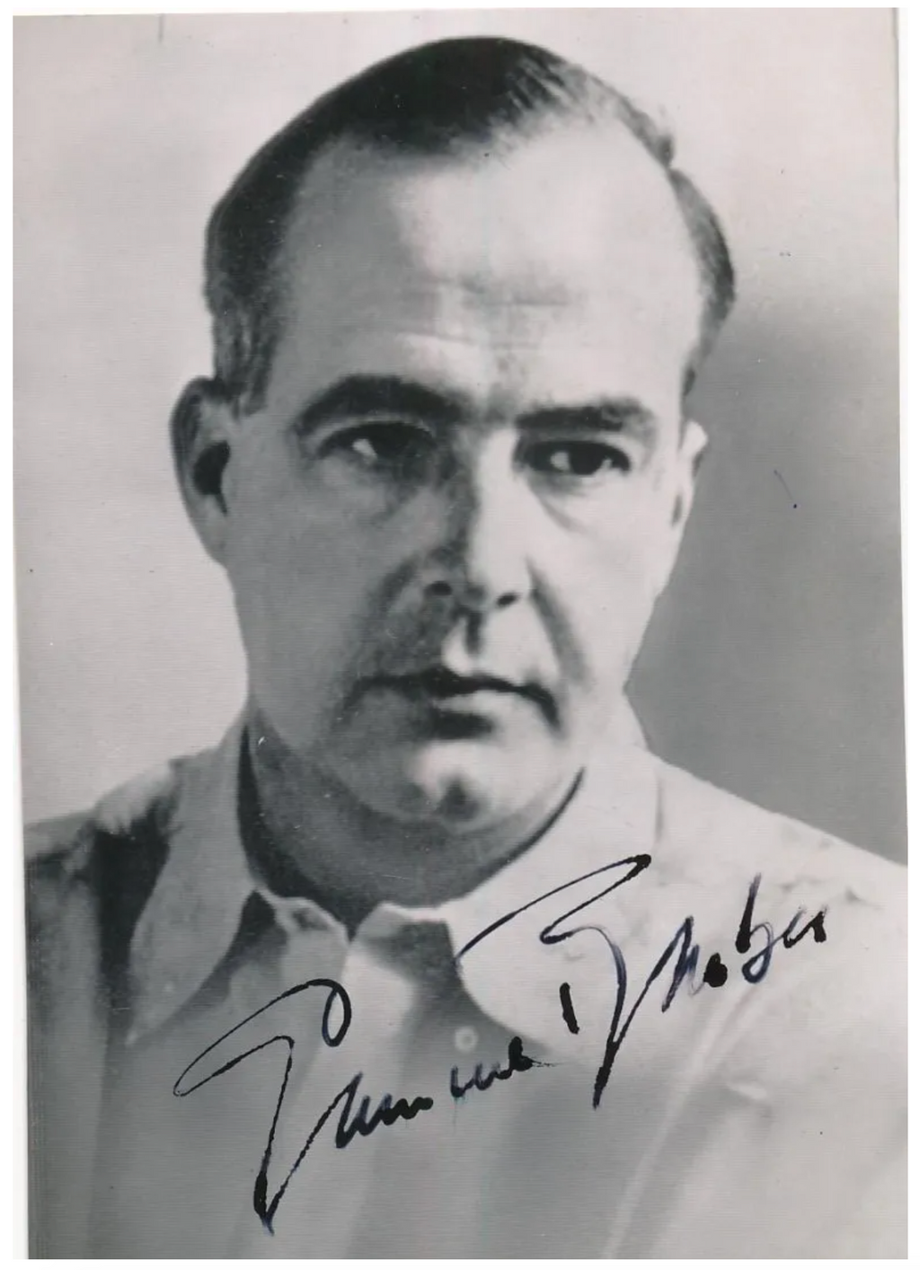 Barber, Samuel. (1910–1981) Signed Photograph – Schubertiade Music and Arts