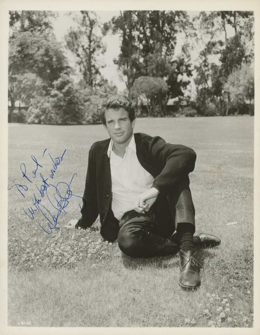 Beatty, Warren. (b. 1937) Signed Photograph – Schubertiade Music and Arts