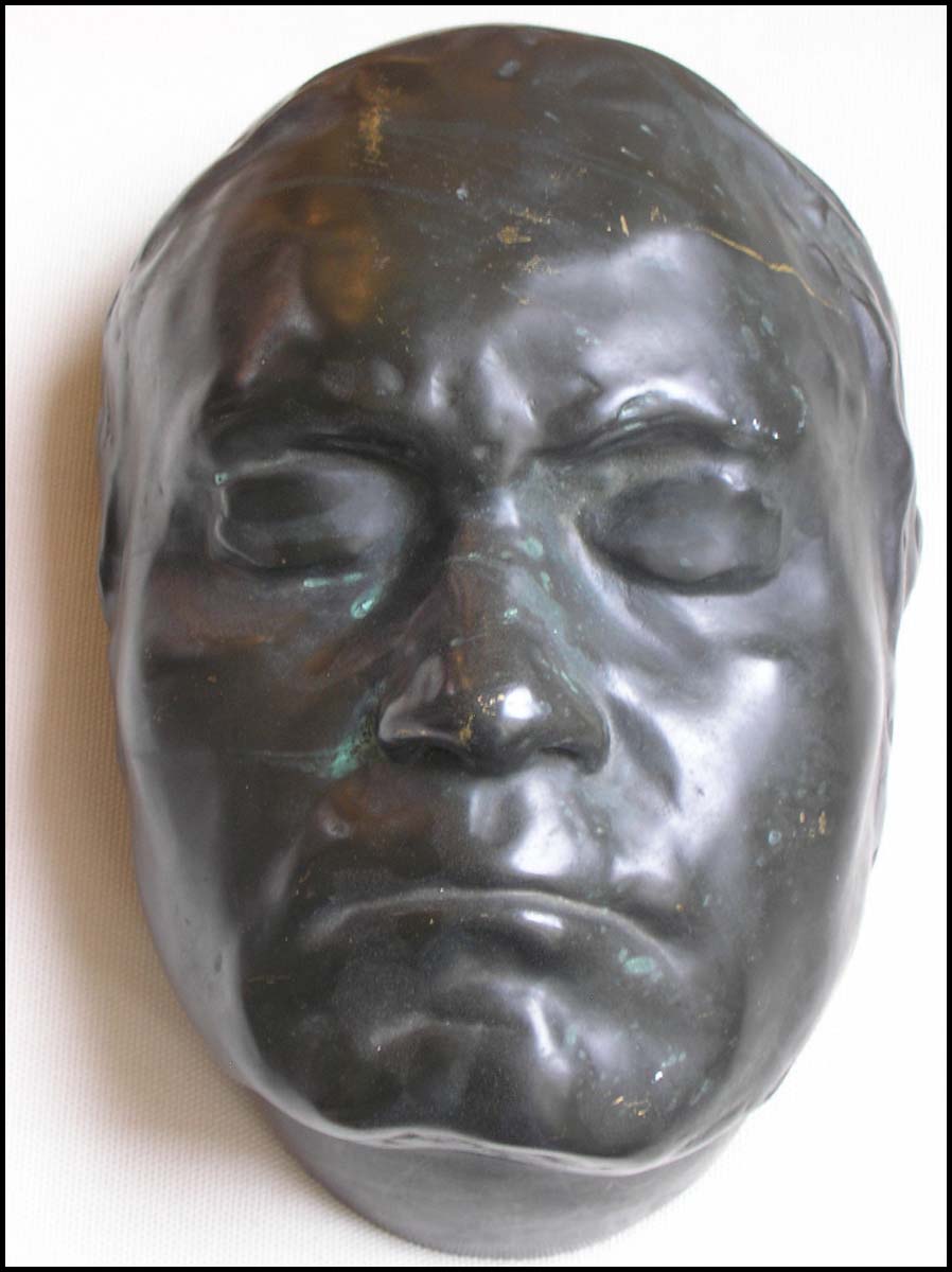 Beethoven, Ludwig van. (1770–1827) 1812 Life Mask – Schubertiade Music ...