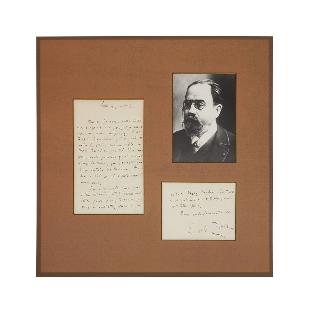 [Rodin, Auguste. (1840-1917)] [Balzac, Honoré de. (1799 - 1850)] [Zola ...