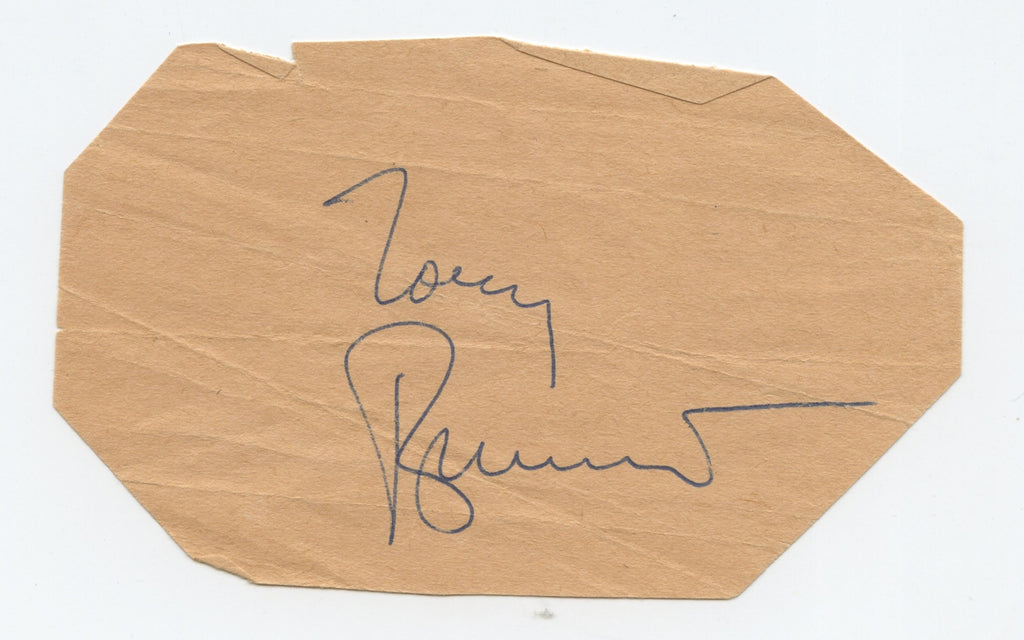 Bennett, Tony. (1926-2023) Autograph Signature – Schubertiade Music and ...