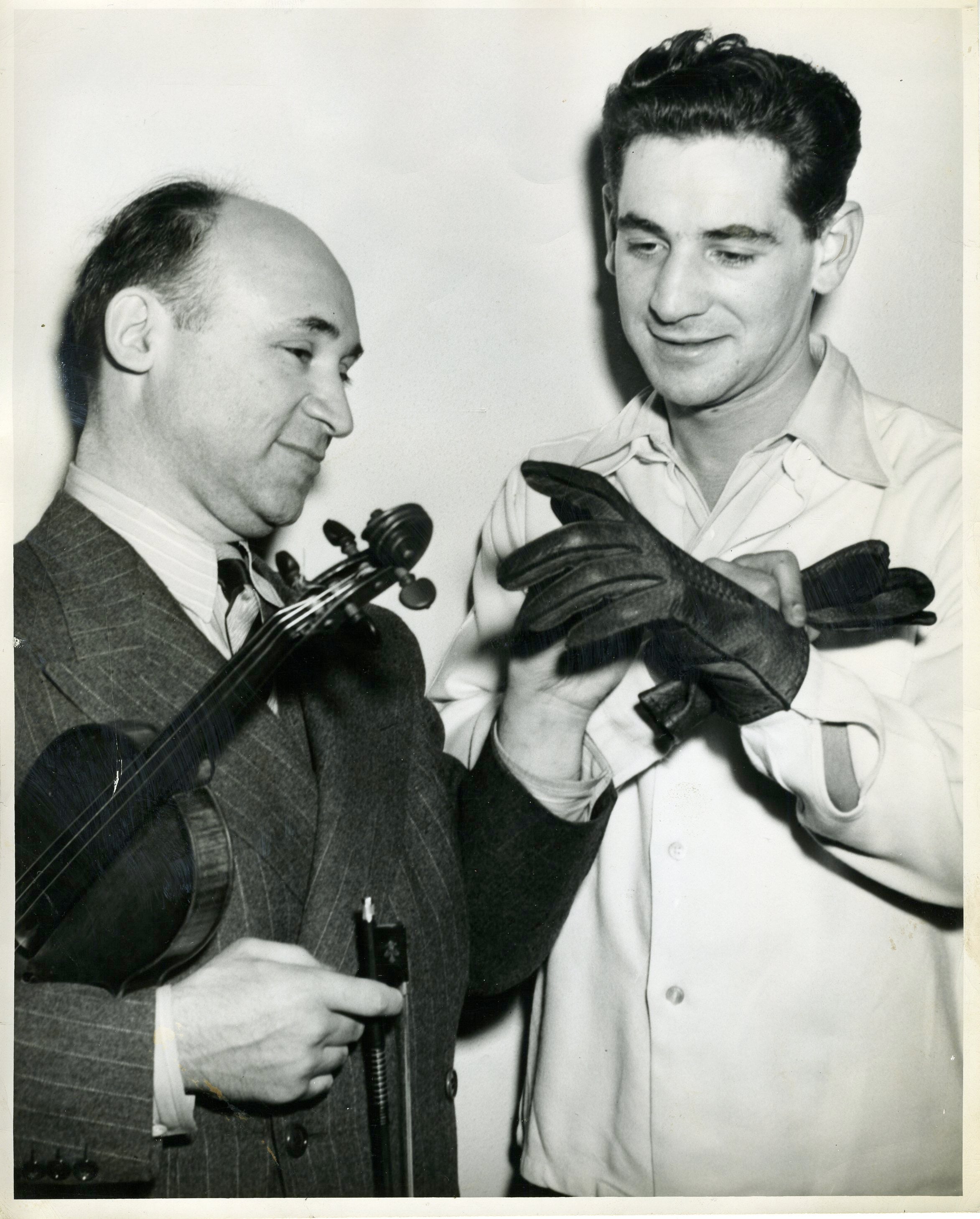 [Violinists & Cellists] Krasner, Louis. (1903–1995) & Bernstein, Leona ...