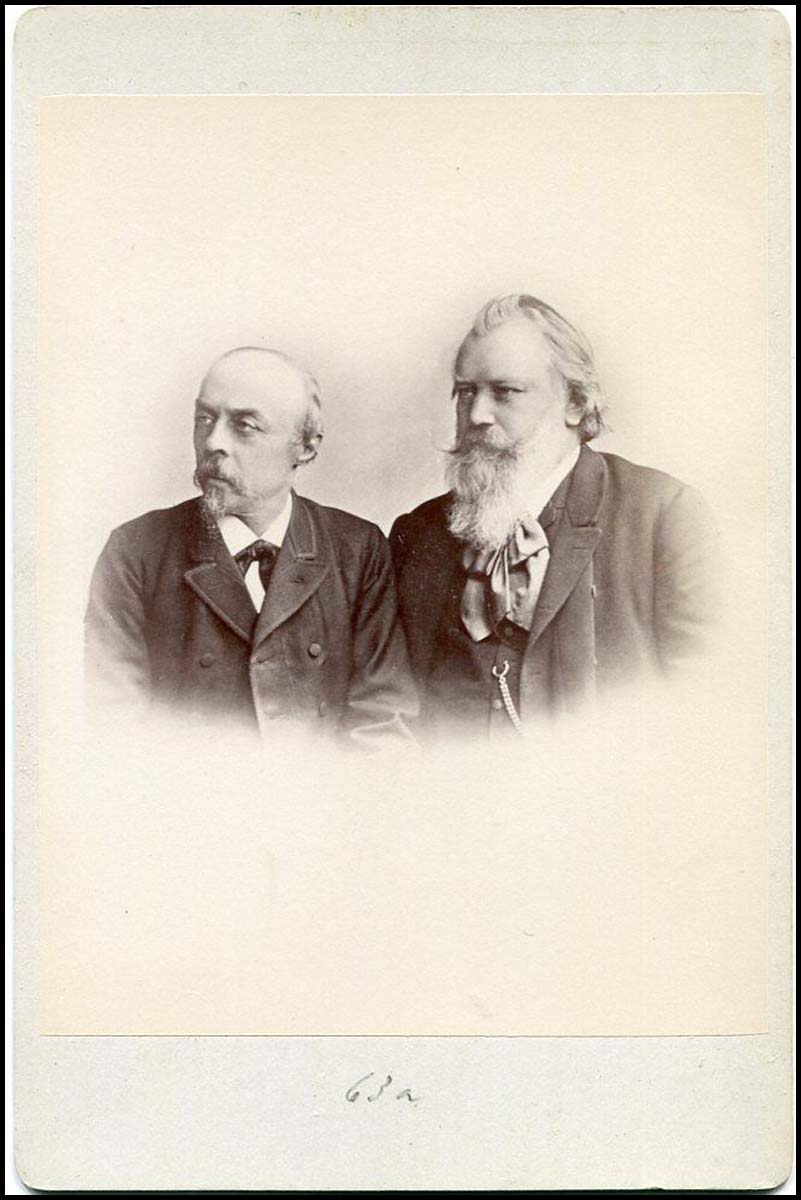 Brahms, Johannes. (1833–1897) & Bülow, Hans Von. (1830–1894) Original ...