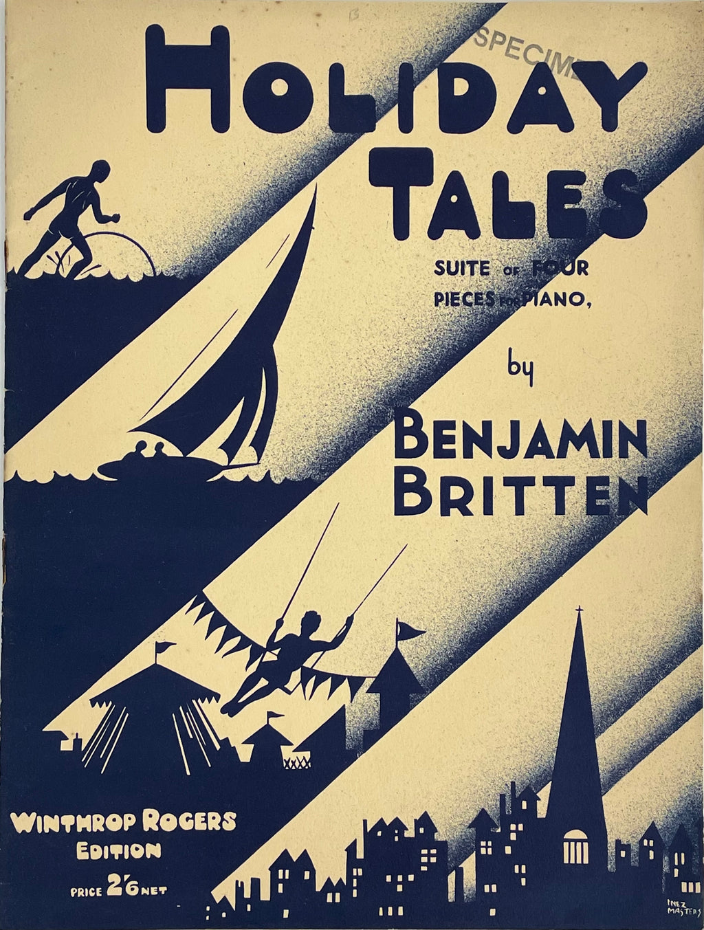 Britten, Benjamin. (1913–1976) Holiday Tales. Suite of Four Pieces for ...