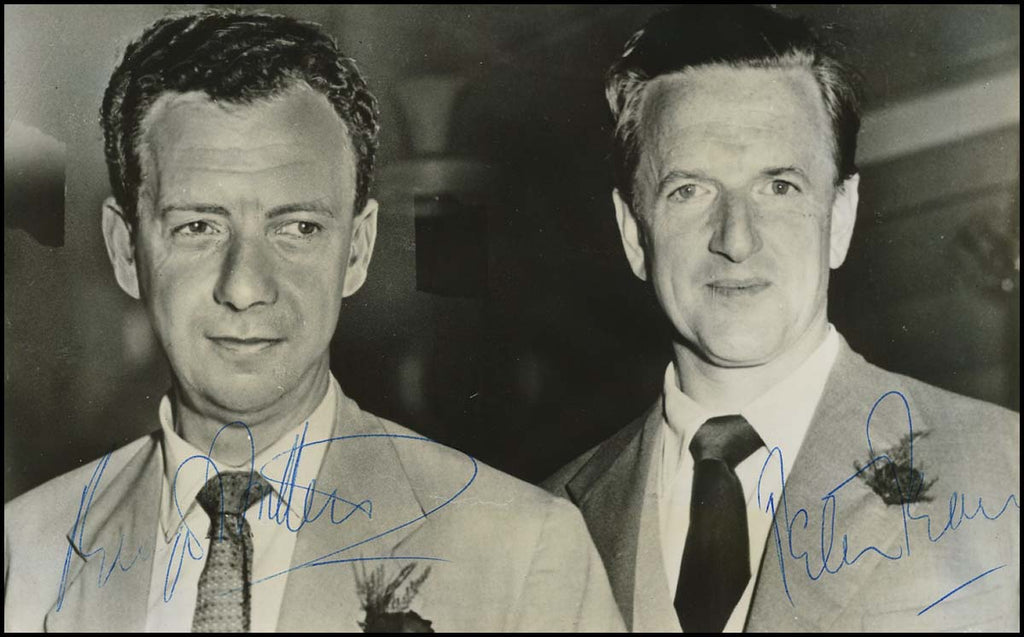 Britten, Benjamin. (1913–1976) & Pears, Peter. (1910–1986) Signed Phot ...