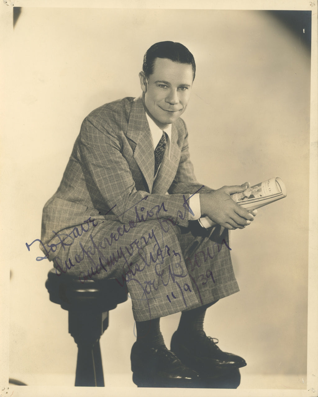 Brown, Joseph Evans. (1891–1973) Signed Photograph to the Lighting Des ...