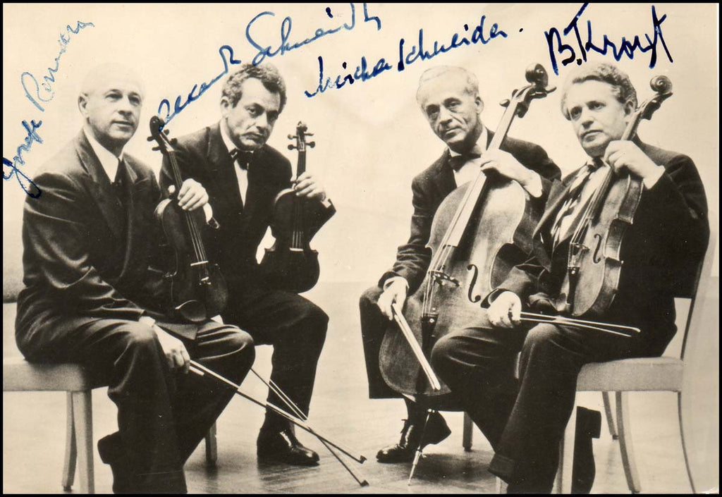 [String Quartets] Budapest String Quartet (1917-1967) Signed Photograp ...
