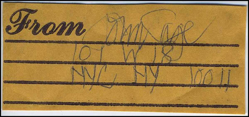 Cage, John. (1912–1992) Autograph Signed Address Panel – Schubertiade ...