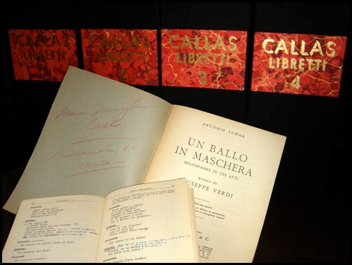 [Callas, Maria. (1923–1977)] Collection of Opera Libretti from the Per ...