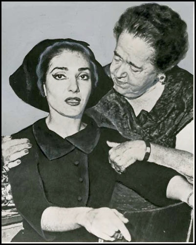 Callas, Maria. (1923–1977) Original Photograph after the 1958 Rome Wal ...