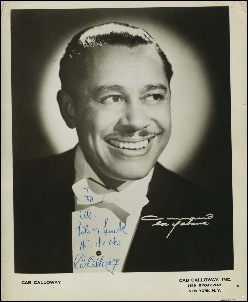 [Jazz & Song] Calloway, Cab. (1907-1994) Signed Photograph ...