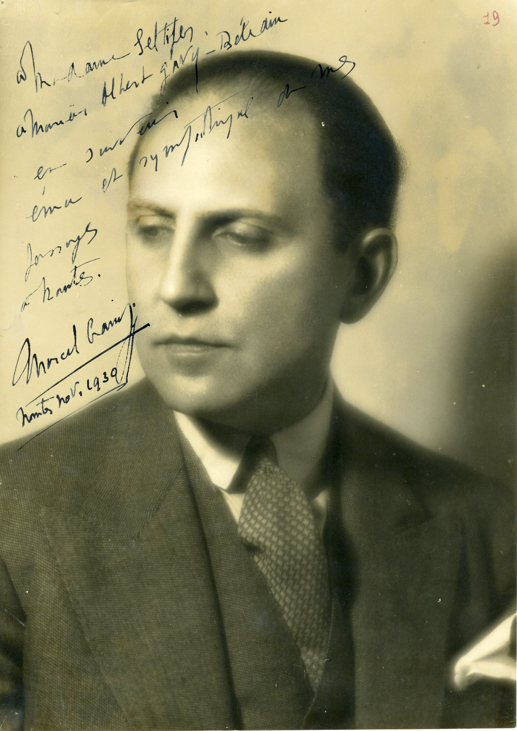 [Pianist] Ciampi, Marcel. (1891 - 1980) Signed Photograph ...