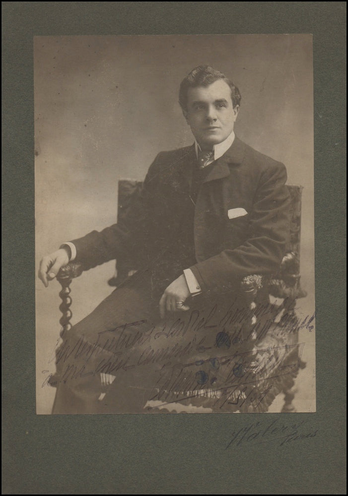 Clément, Edmond. (1867 - 1928) Signed Photograph, Inscribed to Marthe ...