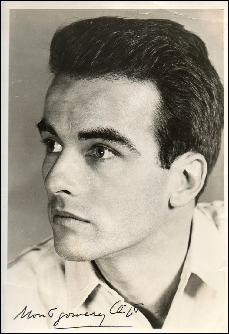 [Film Icons] Clift, Montgomery. (1920–1966) Signed Photograph ...