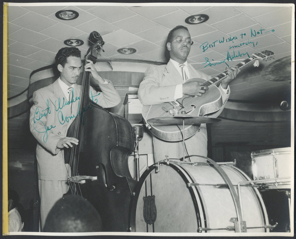Comfort, Joe. (1917-1988) & Ashby, Irving. (1920-1987) Signed Photogra ...