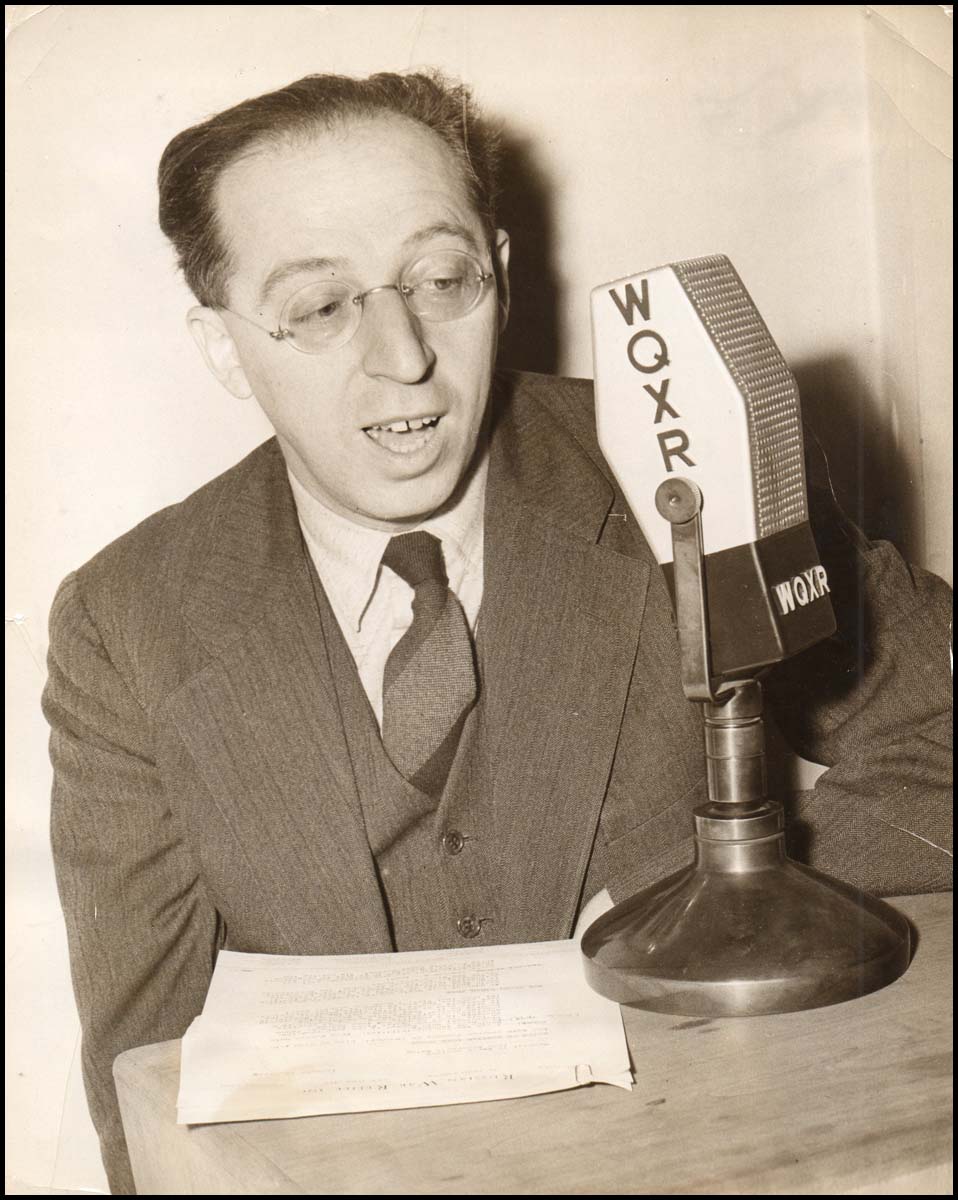 Copland, Aaron. (1900–1990) Original Photograph at Radio Broadcast ...