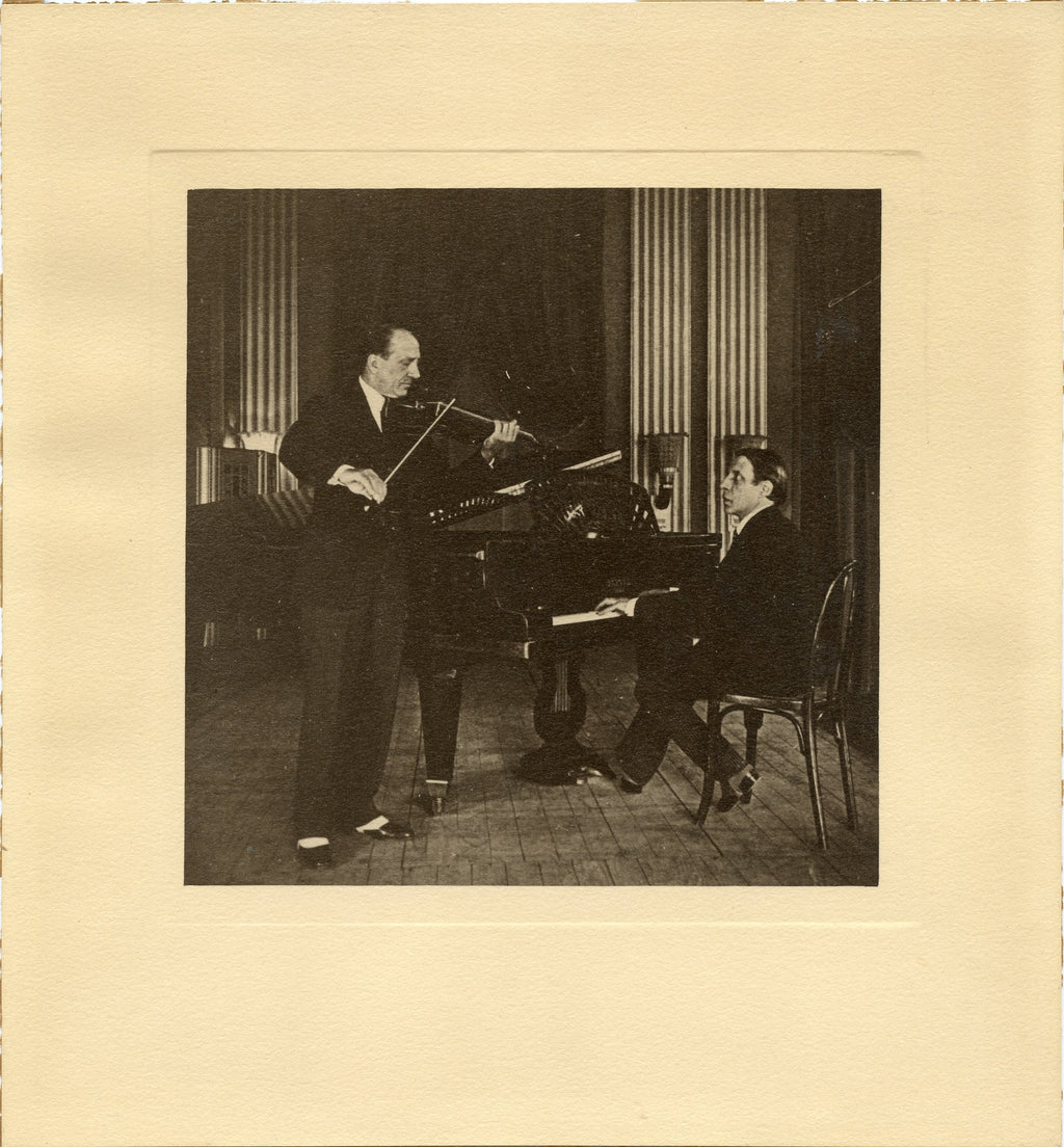 Cortot, Alfred. (1877–1962) & Thibaud, Jacques. (1880–1953) Original P ...