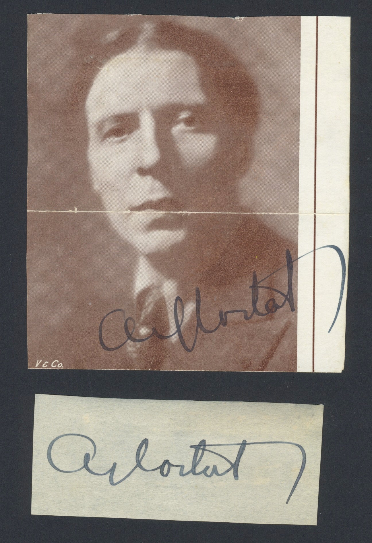 Cortot, Alfred. (1877–1962) Signed Photograph with Additional Signatur ...