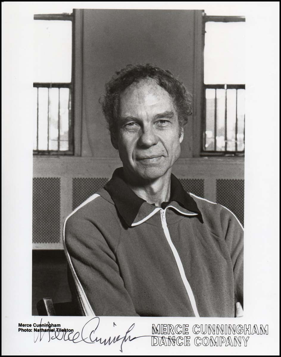 Cunningham, Merce. (1919-2009) Signed Photograph – Schubertiade Music ...