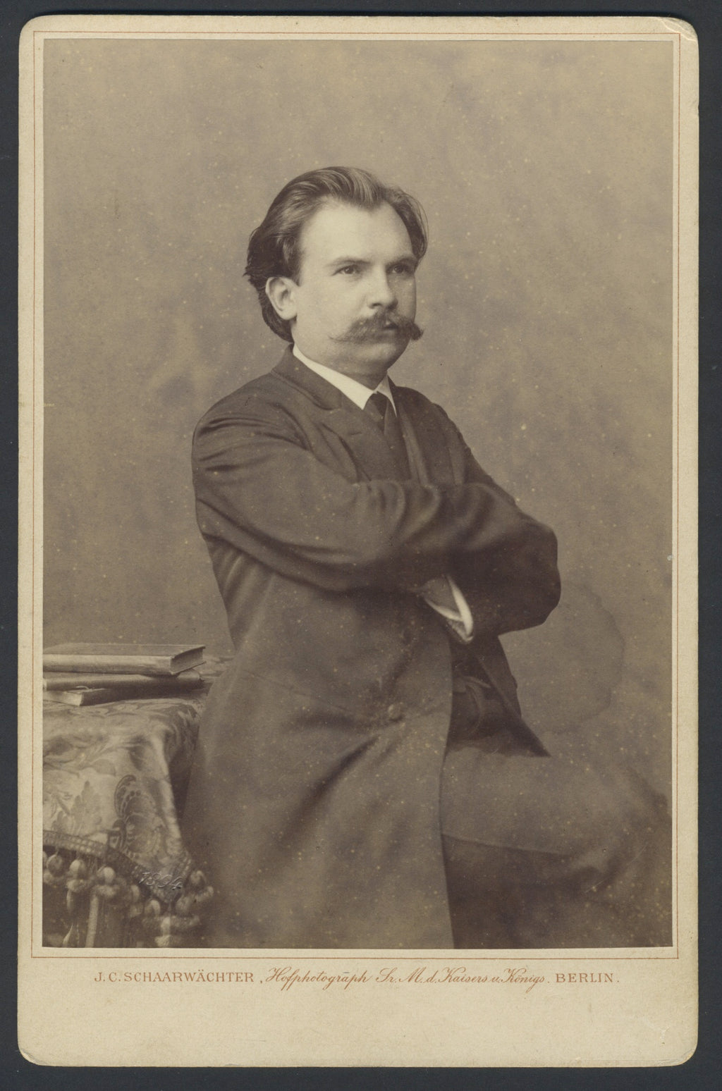 D'Albert, Eugen. (1862–1932) Original Cabinet Photograph – Schubertiade ...