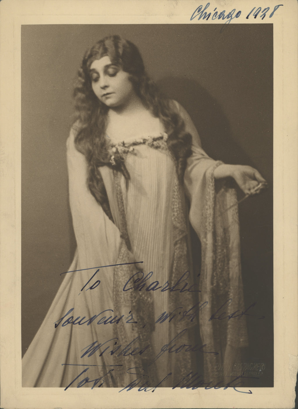 Dal Monte, Toti. (1893–1975) Signed Photograph – Schubertiade Music and ...