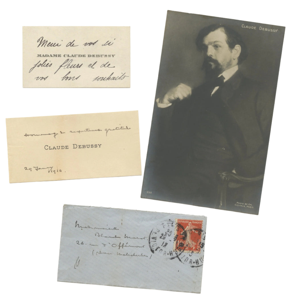Debussy, Claude. (1862-1918) & Debussy, Emma Bardac. (1862 - 1934) [Ma ...
