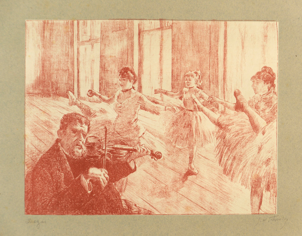 [Music Iconography] Degas, Edgar. (1834 - 1917) & Thornley, Georges Wi ...