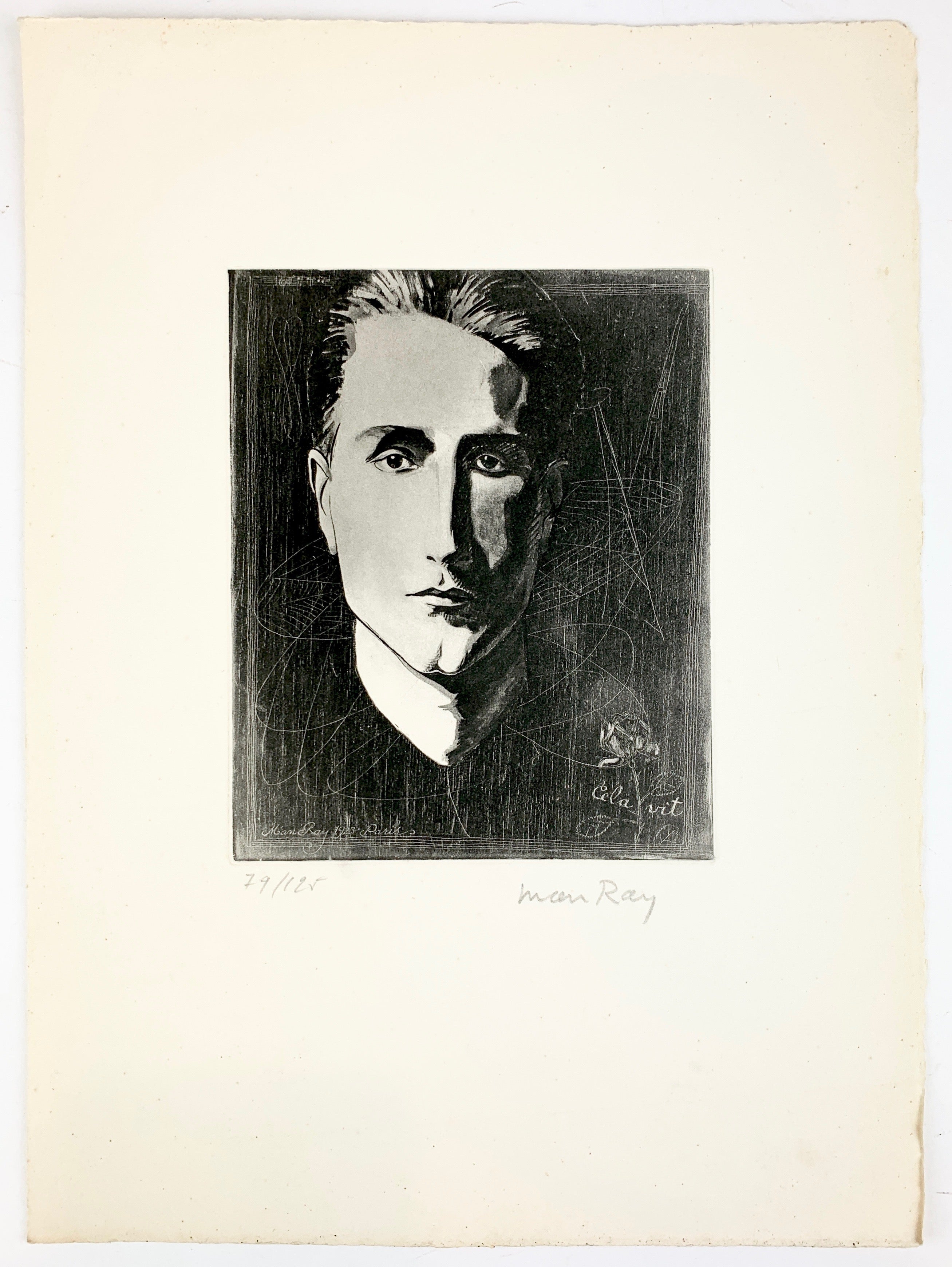 [Duchamp, Marcel. (1887–1968)] Ray, Man. (1890–1976) Cela vit (Portrai ...