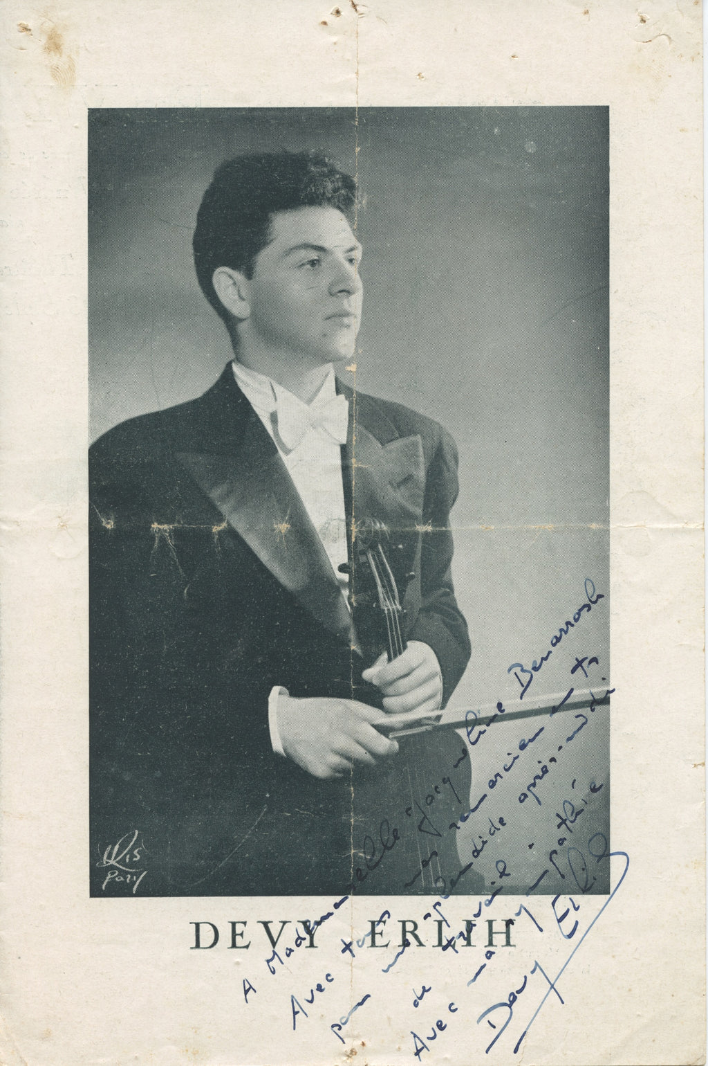 Erlih, Devy. (1928–2012) Signed Recital Program – Schubertiade Music ...