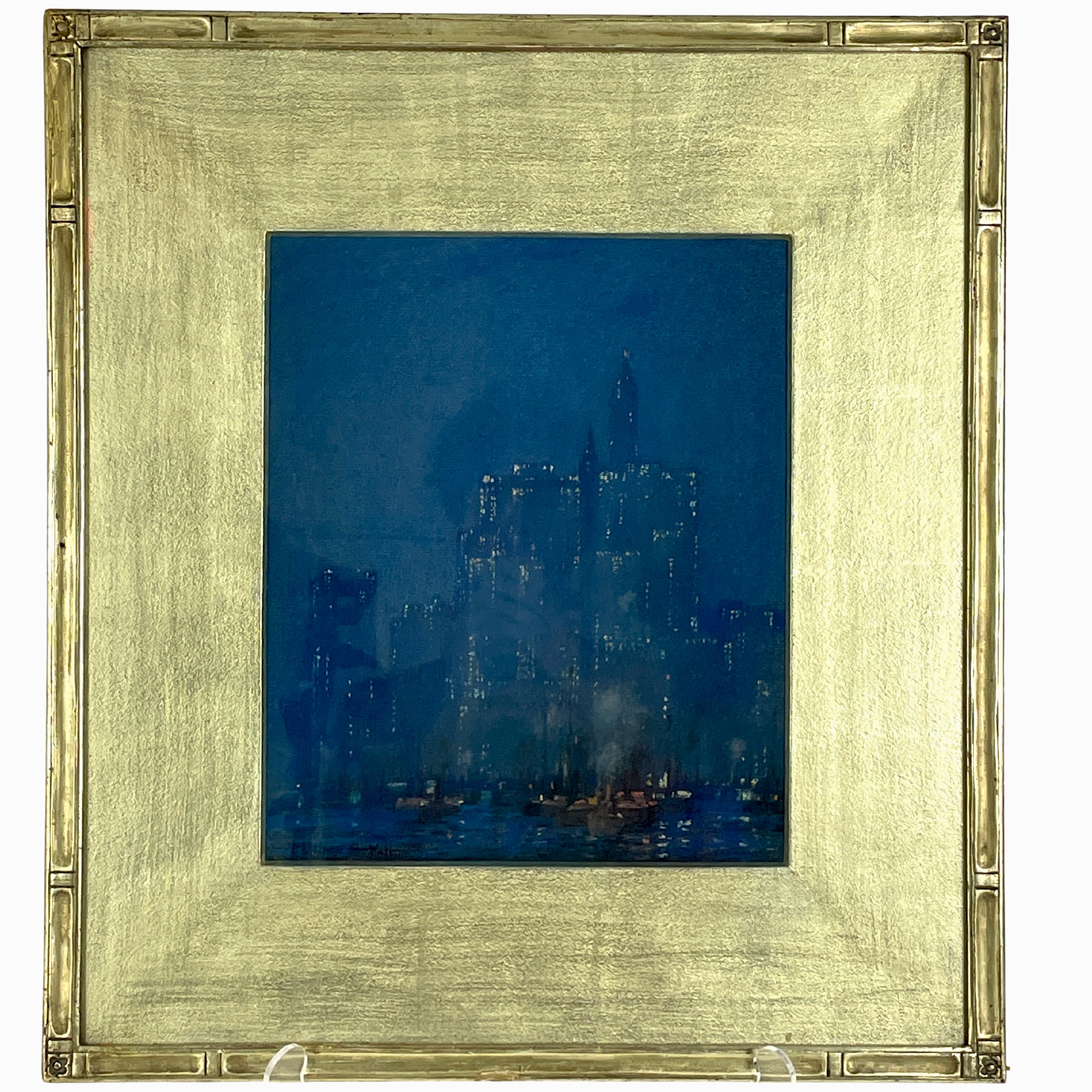 [New York City] Usher DeVoll, Frederick. (1873-1941) Nocturne - Empire ...