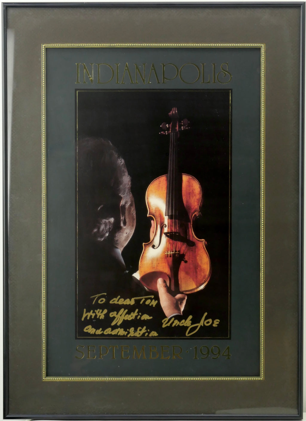 Gingold, Josef. (1909–1995) International Violin Competition of Indian ...