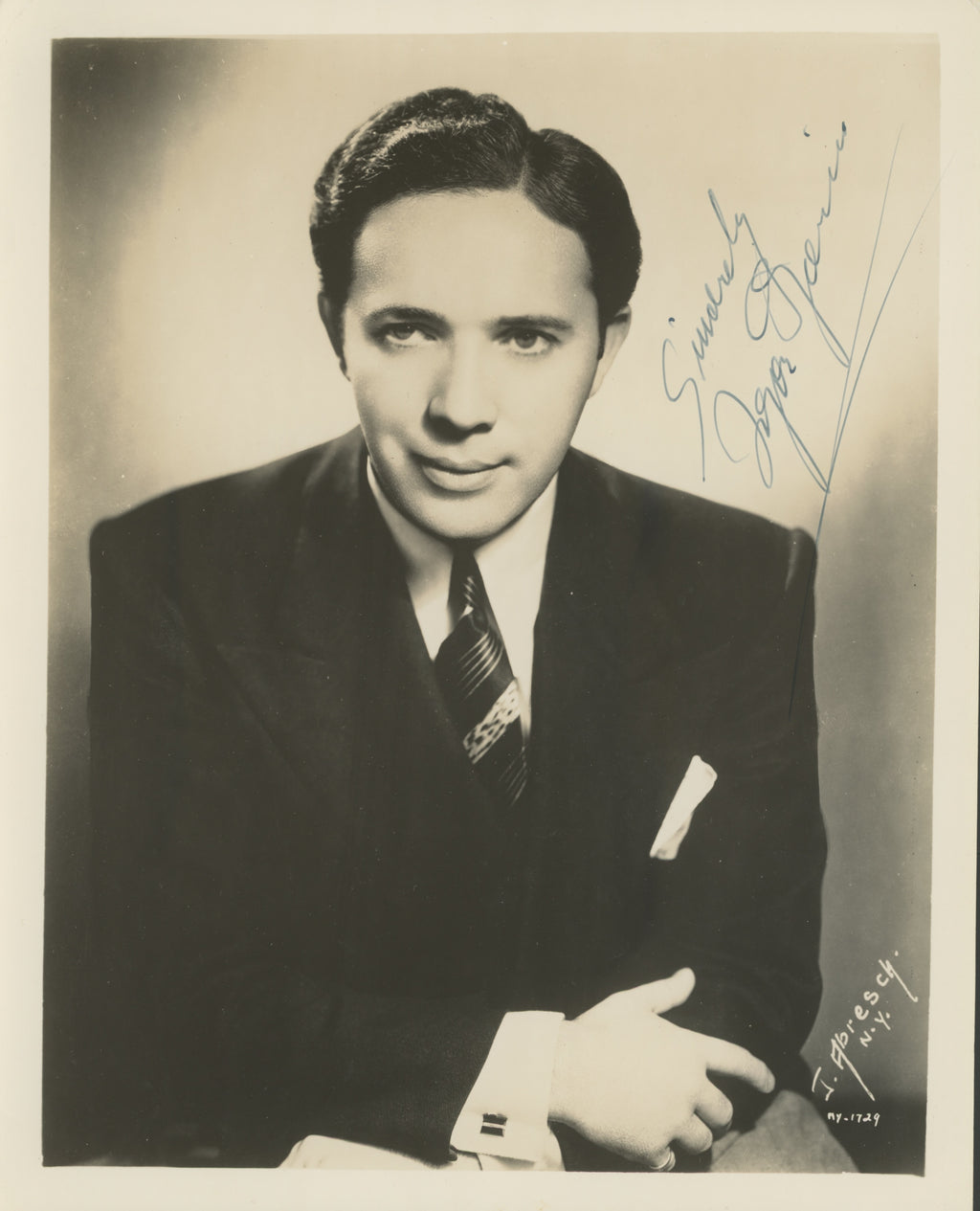 Gorin, Igor. (1904–1982) Signed Photograph – Schubertiade Music and Arts